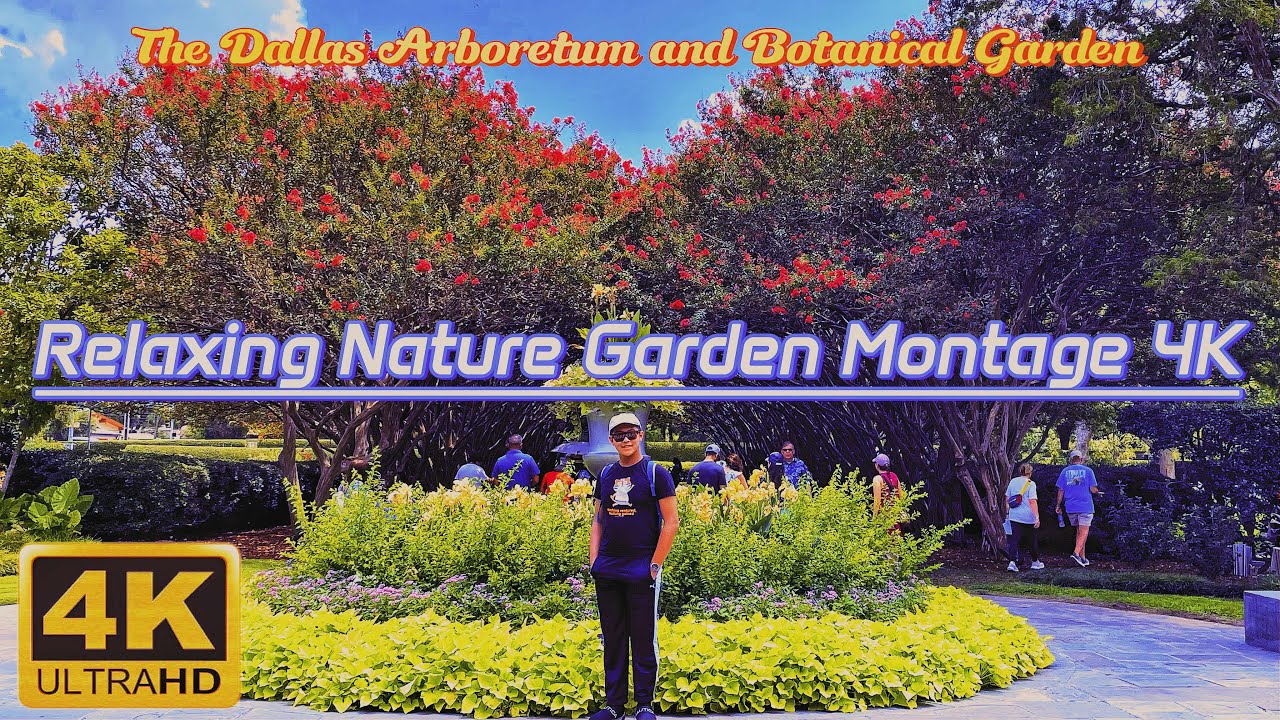 Relaxing Nature Garden Montage 4K - YouTube