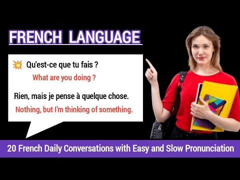 Learn 20 French Daily Conversations for Beginners with Easy and Slow ...