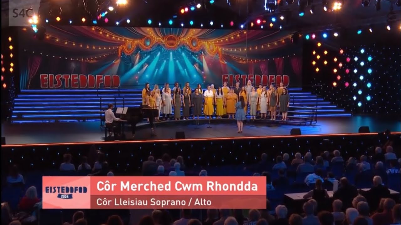 Côr Merched Cwm Rhondda - enillwyr Côr SA Eisteddfod Gen 2024 - YouTube