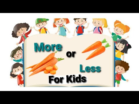 More or Less for Kids / more or less/ more or less worksheet for lkg ...