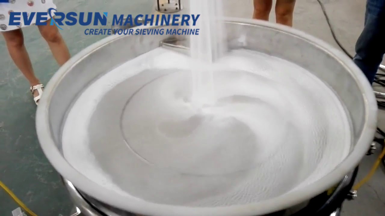 Ultrasonic sieving machine for screening powder - YouTube