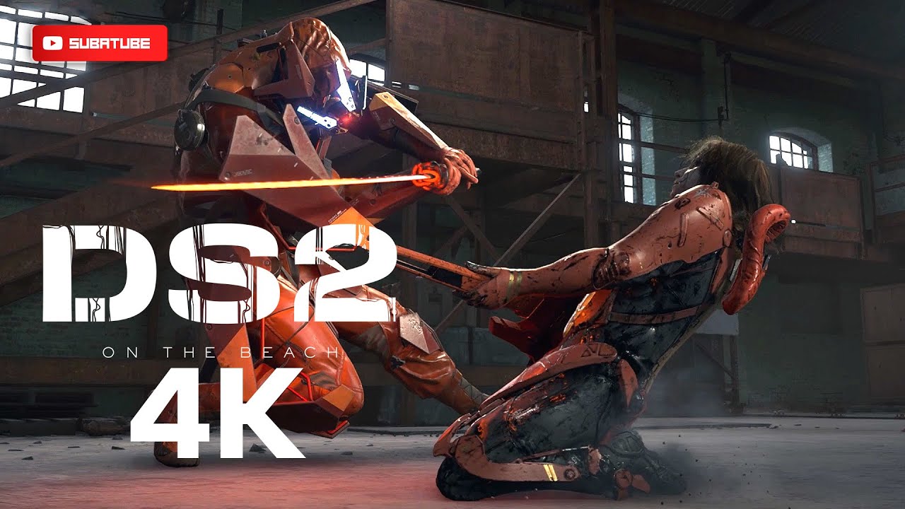 Higgs Vs. Red Samurai Robot Cutscene 4K60FPS - DEATH STRANDING 2 On The ...