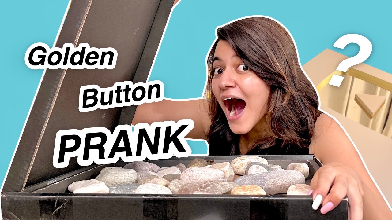Golden Play Button PRANK on Mumma (Unexpected Reaction) 😱🤣 - YouTube