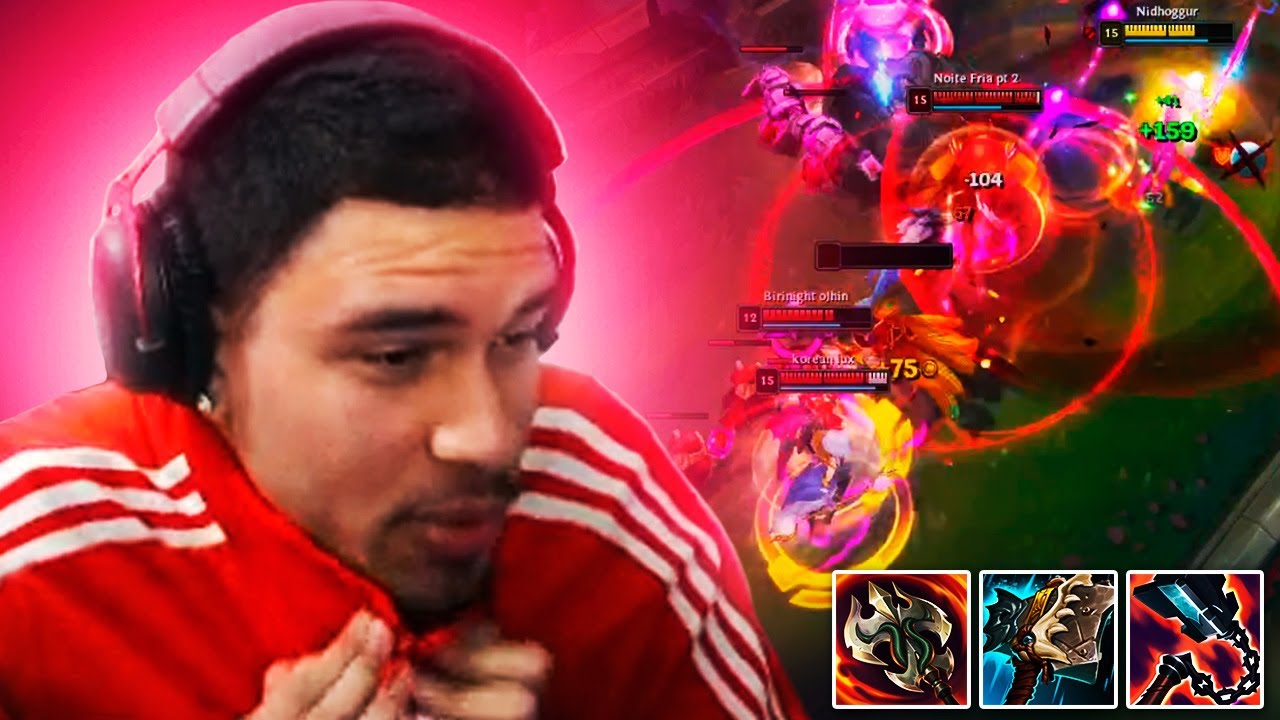 QUANDO O STREAMER JOGA LOL POR 24 HORAS SEGUIDAS 🤯 - YouTube