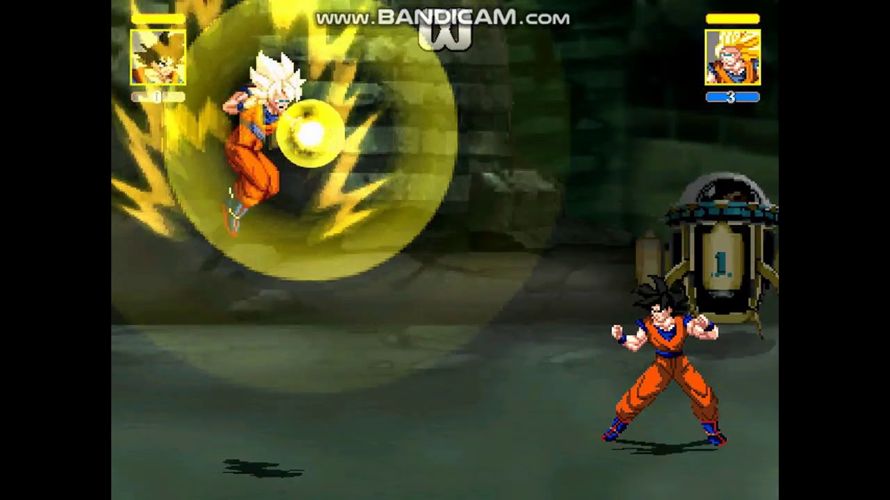 Buu Saga Goku Moveset ( Mugen ) - YouTube