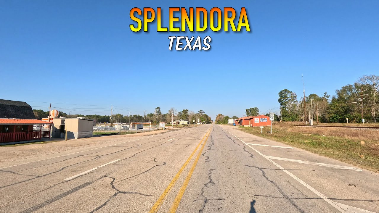 Splendora Texas Driving Through - YouTube