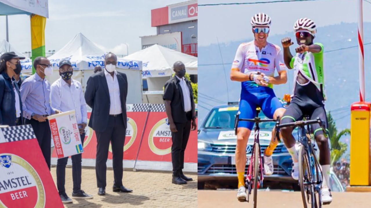 TOUR DU RWANDA ETAPE 8: MUGISHA MOISE YATWAYE ETAPE YA NYUMA YATANGIJWE ...