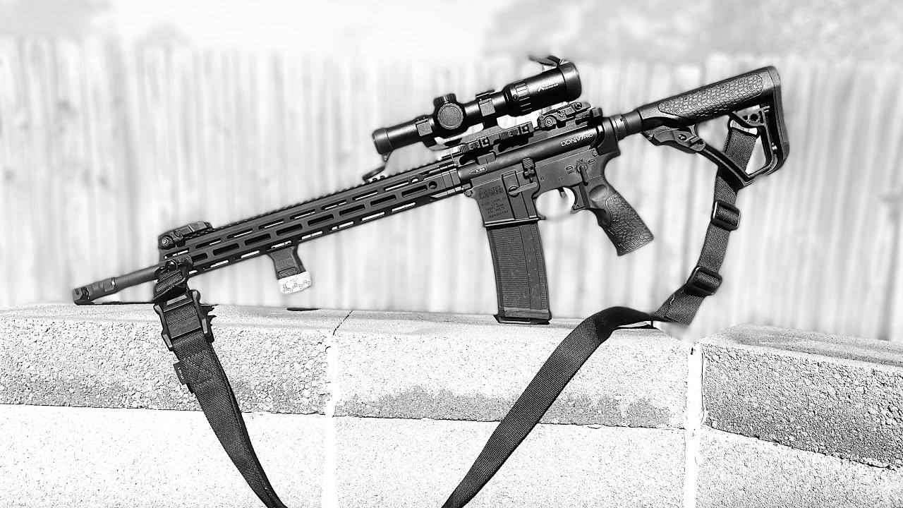 BCM-KMR, DDM4V7 Pro, Springfield Saint Victor shooting steel - YouTube