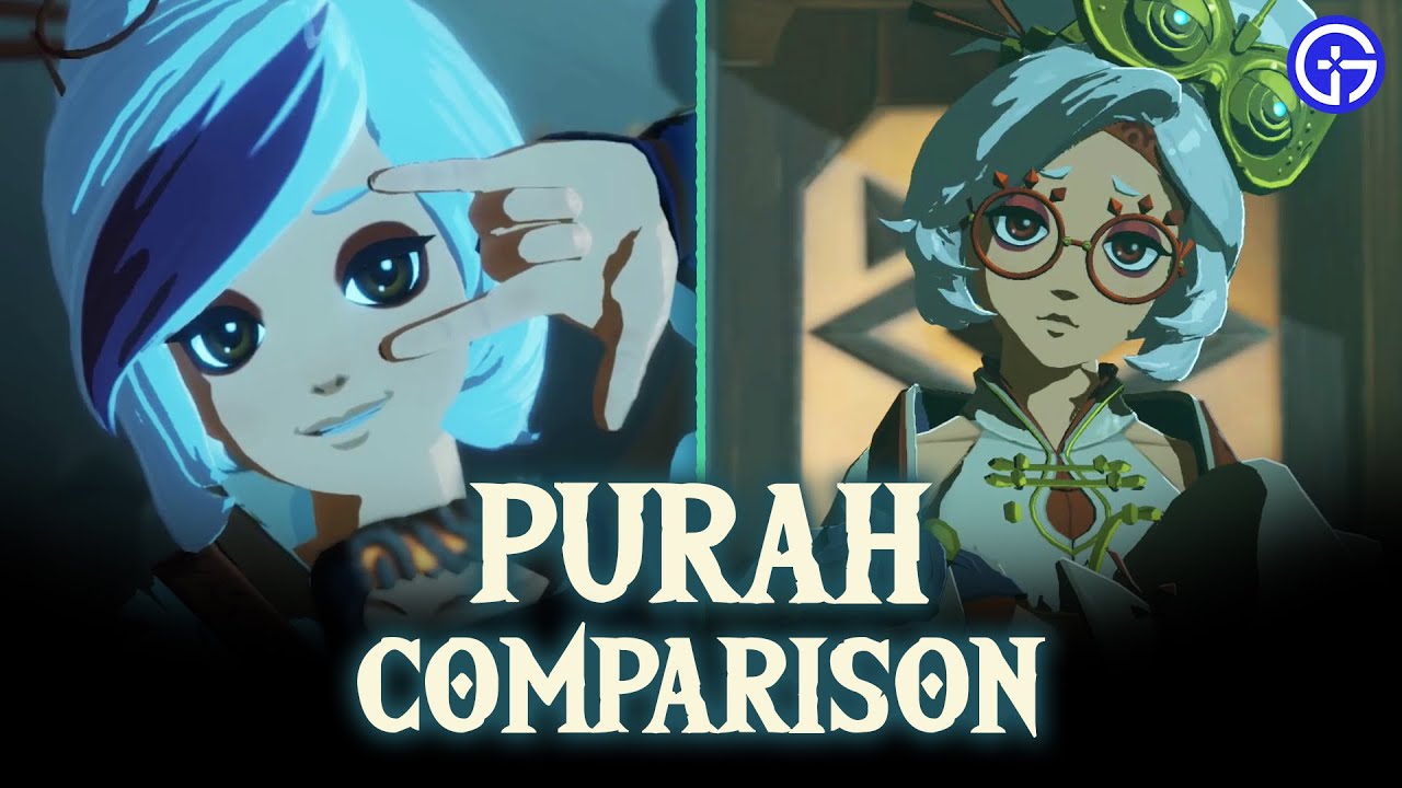 Purah in Zelda Tears of the Kingdom (TOTK) vs Hyrule Warriors Age of ...