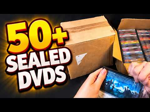 Unboxing A Huge Haul of Random DVD's From eBay! (Disney, Pixar + More Inside!) (Sealed UK Joblot!)
