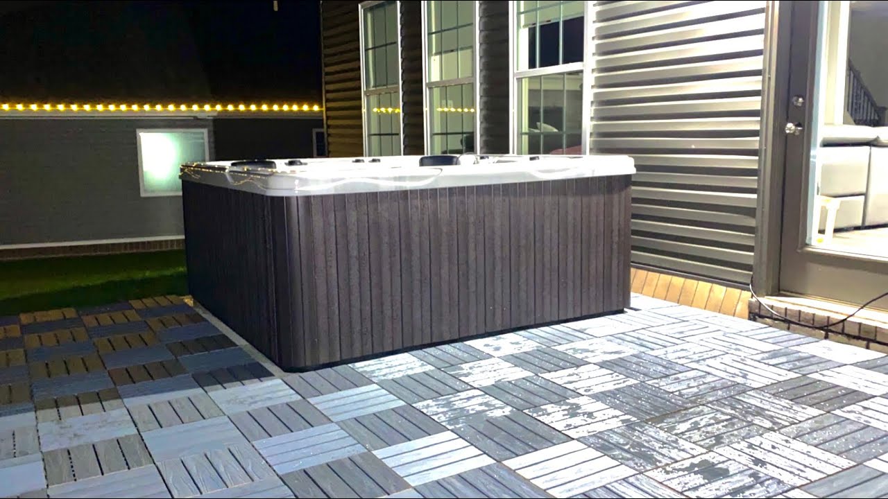 HOT TUB SETTUP | READY FOR THE WINTER | - YouTube