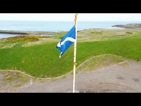 Saltire, Scottish Flag, Blowing in the Wind