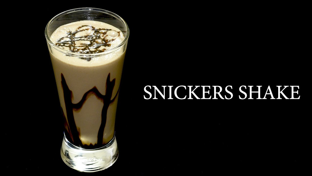 SNICKERS ICE CREAM SHAKE | Thick shake recipe | Pomal's Kitchen | Easy ...