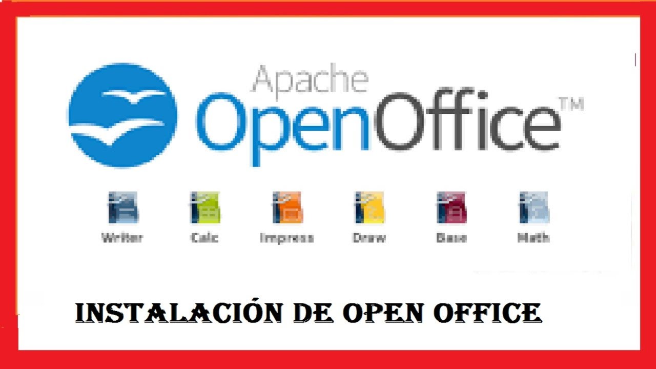 PROCESO de INSTALACIÓN de OPENOFFICE 4 y sus pasos de CONFIGURACIÓN 01 ...