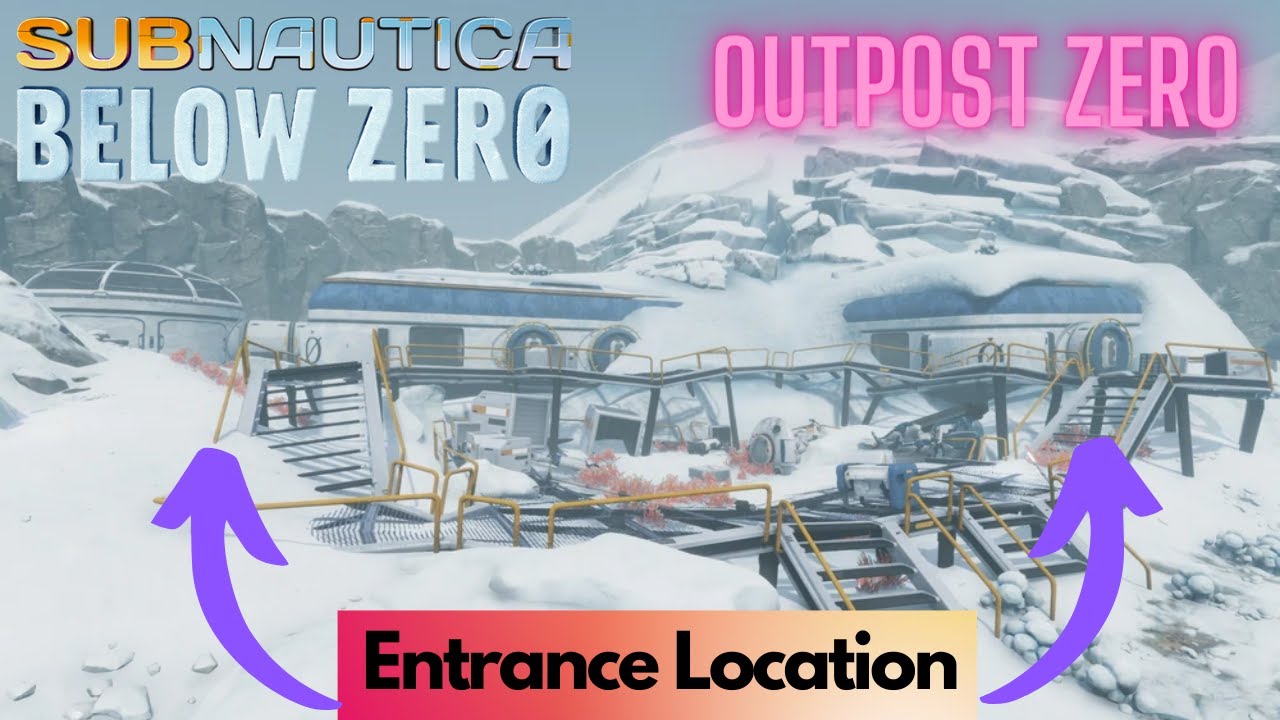 Outpost Zero Entrance Location | Subnautica Below Zero - YouTube