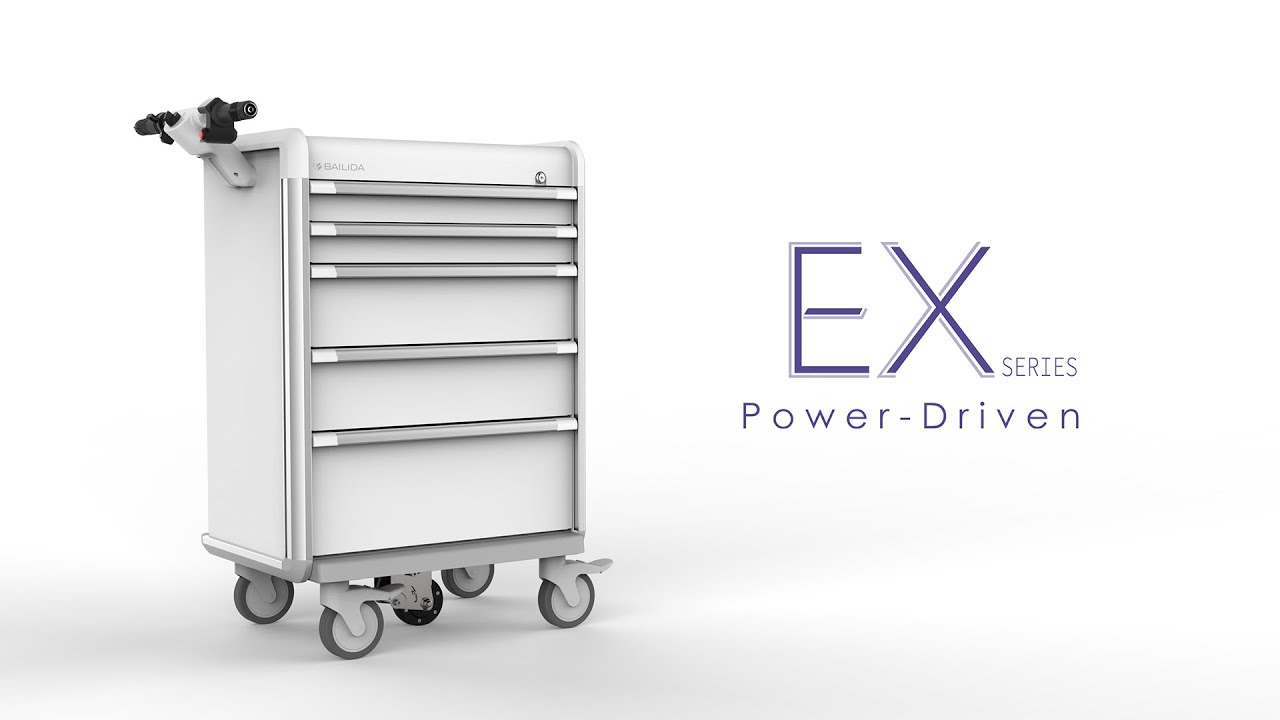 POWER-DRIVEN MEDICAL CART - YouTube