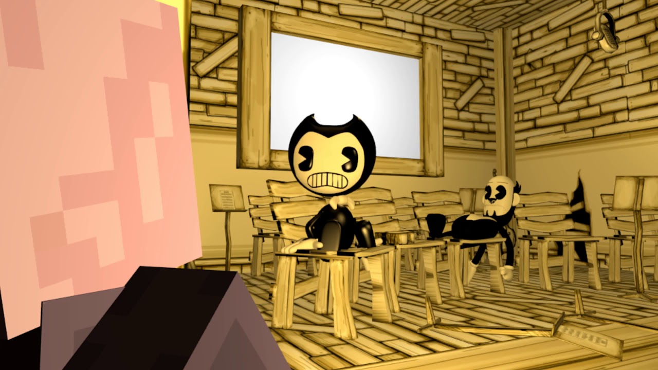 [BLENDER BATIM] Mr. Villager telling Bendy what have he done to him ...