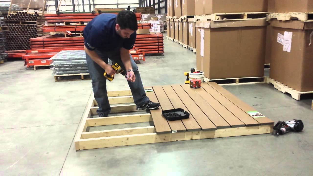 Vincent (VersaClip) Pantaleo Installs Trex - YouTube