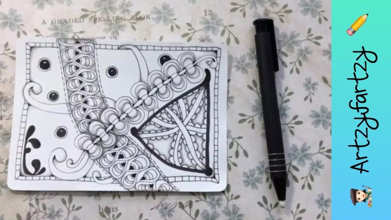 Fun With Dingbatz Zentangle Technique Revisited - YouTube