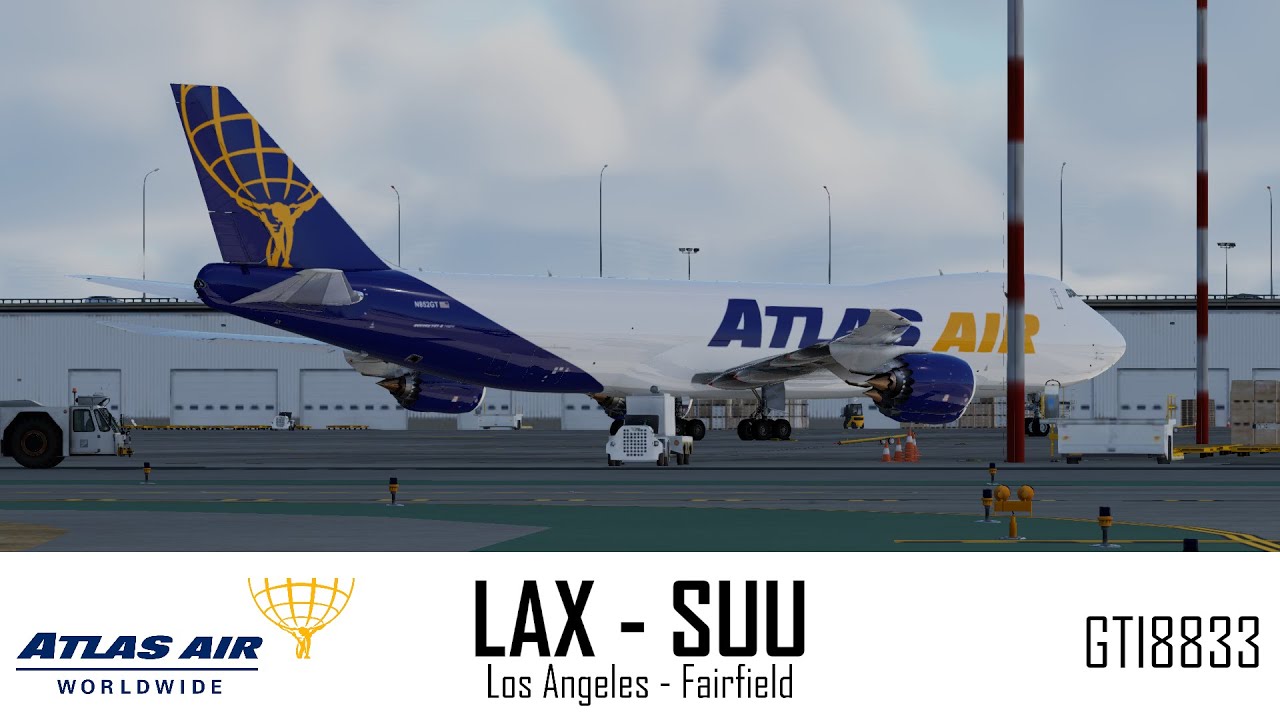 [Estados Unidos] Los Angeles - Fairfield | Boeing 747-800F - Atlas Air ...