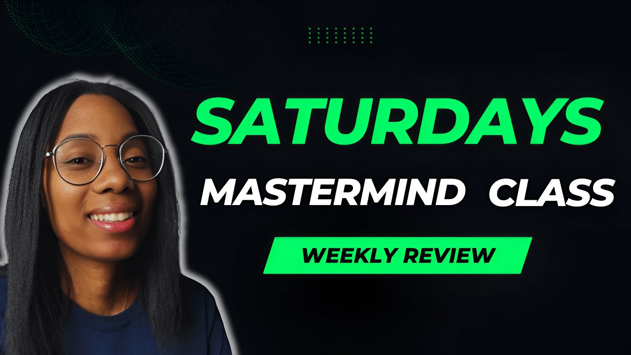 Saturdays Master Class - *FULL* Strategy Break-down (Weekly Review ...
