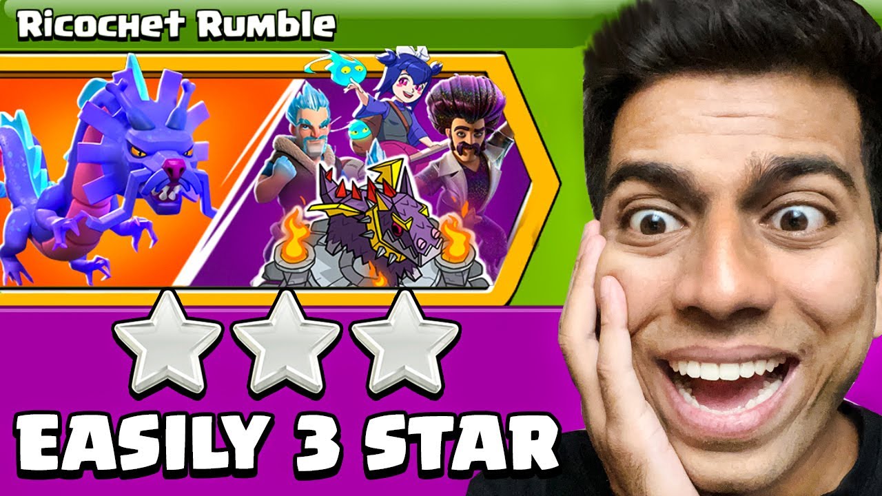 Easily 3 Star Ricochet Rumble Challenge (Clash of Clans) - YouTube
