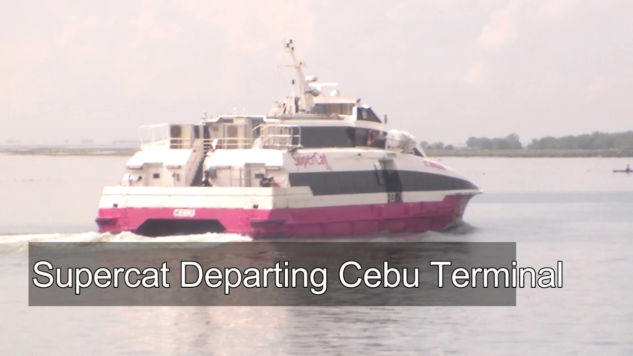 Riding a SuperCat from Cebu to Ormoc in the Philippines - YouTube