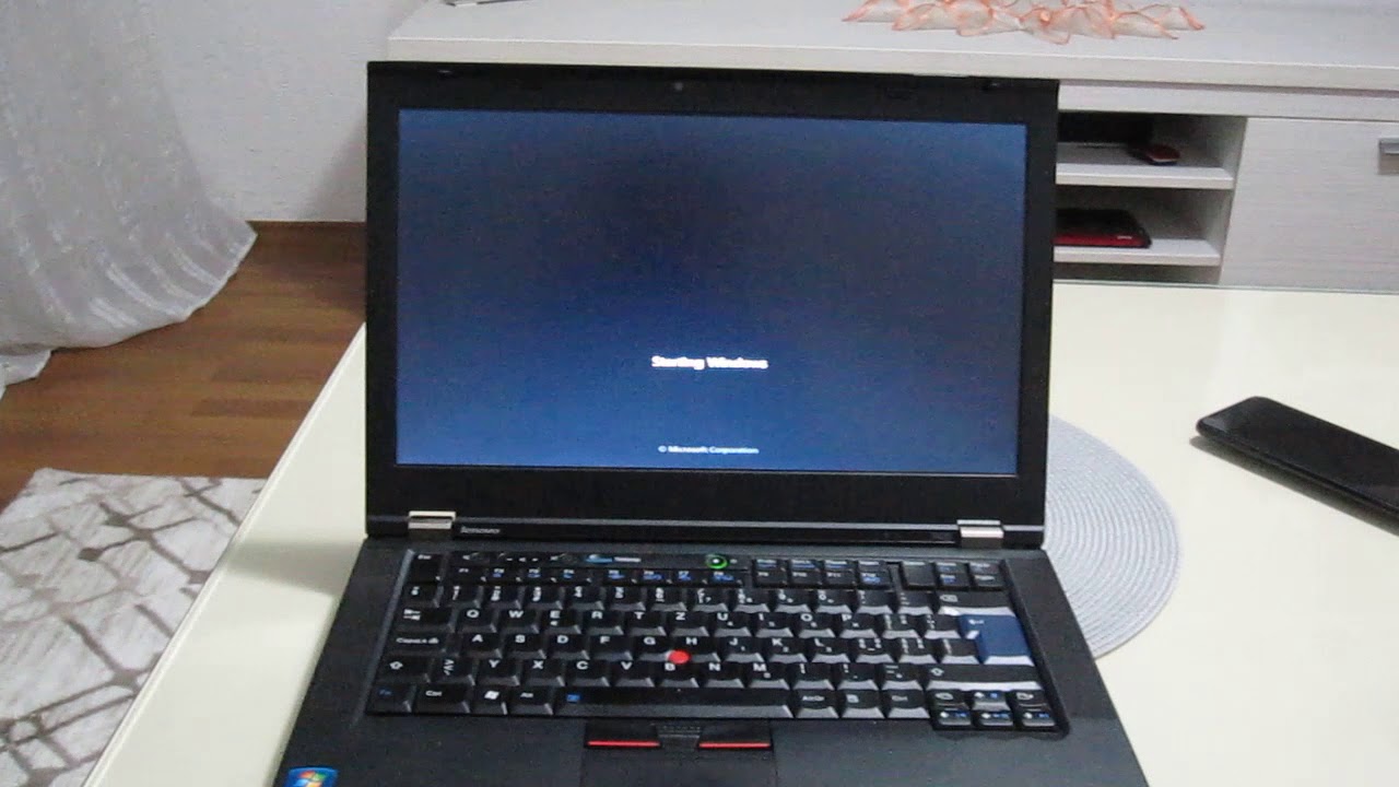 Lenovo ThinkPad T420 SSD 60GB (mSata) booting up under 1 minute - YouTube