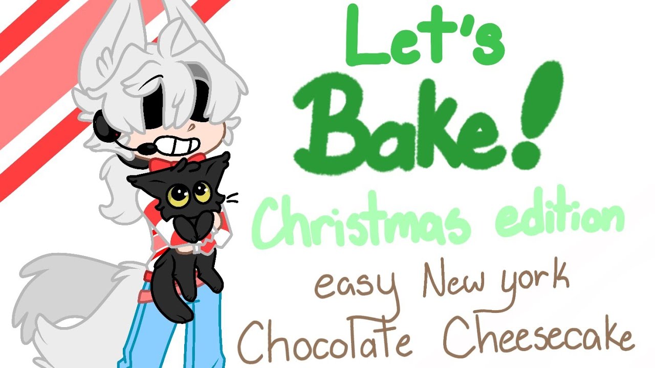 how to make an easy New York style cheesecake, "Christmas edition ...