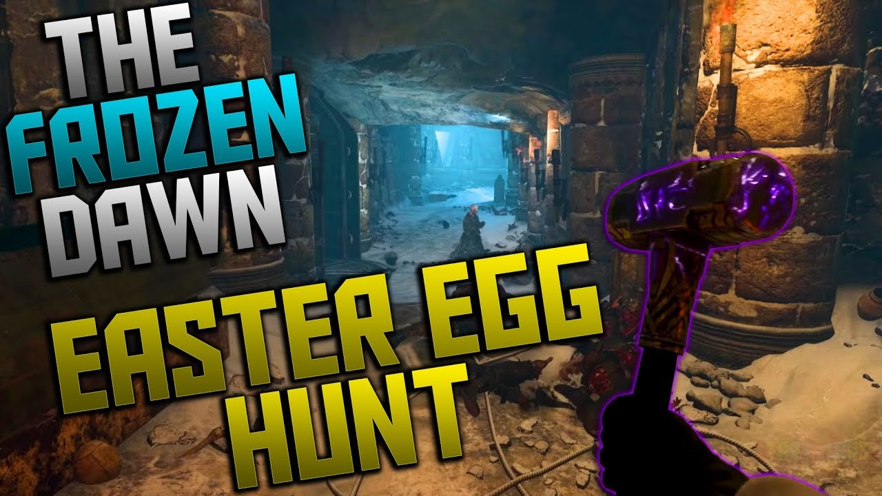 WW2 ZOMBIES "THE FROZEN DAWN" DLC4 EASTER EGG HUNT (COD WW2 Zombies ...
