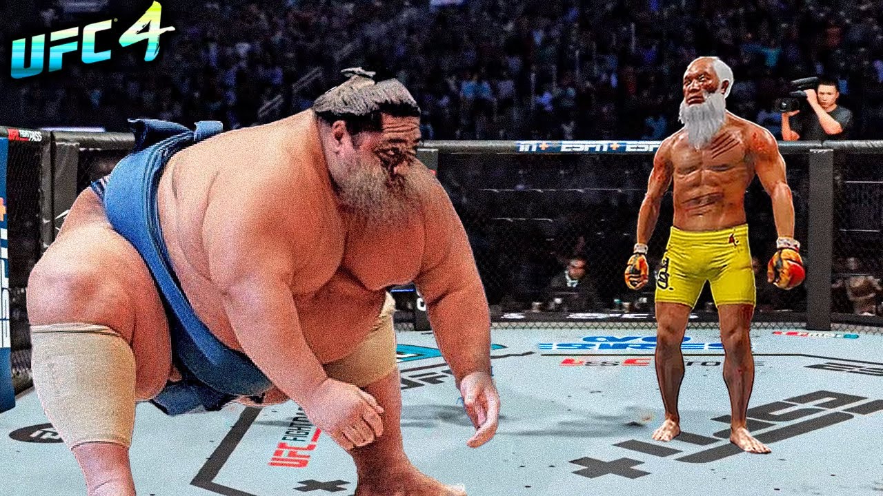 Old Bruce Lee vs. Old Sumo Man (EA sports UFC 4) - YouTube