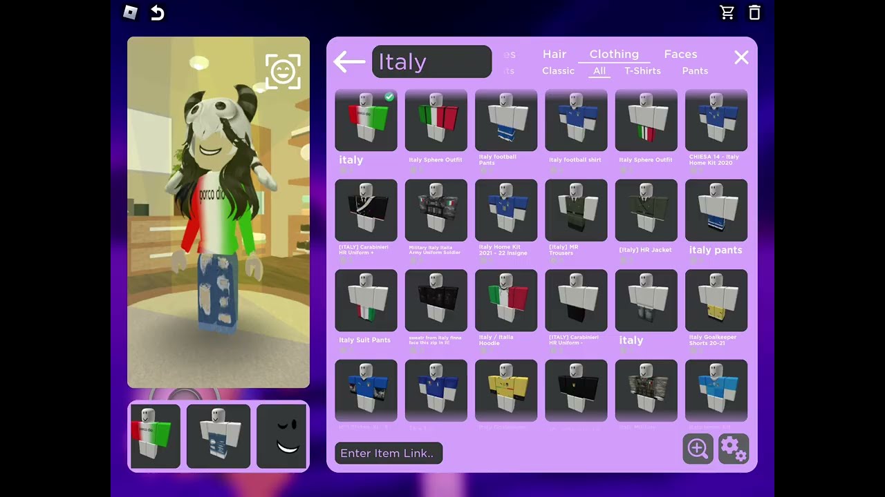 perché non si deve MAI cercare “Italy” nelle maglie classiche di roblox ...