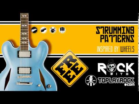 How to Play Rock & Metal - Strumming Pattern - Inspired by Wheels - YouTube