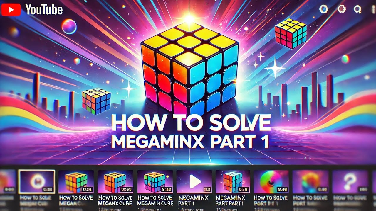 how to solve megamix cube part 1 - YouTube