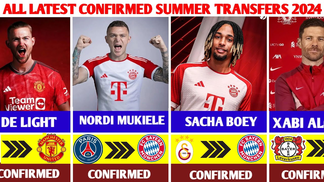 🚨ALL LATEST CONFIRMED AND RUMOURS SUMMER TRANSFERS 2024, SACHA BOEY TO ...
