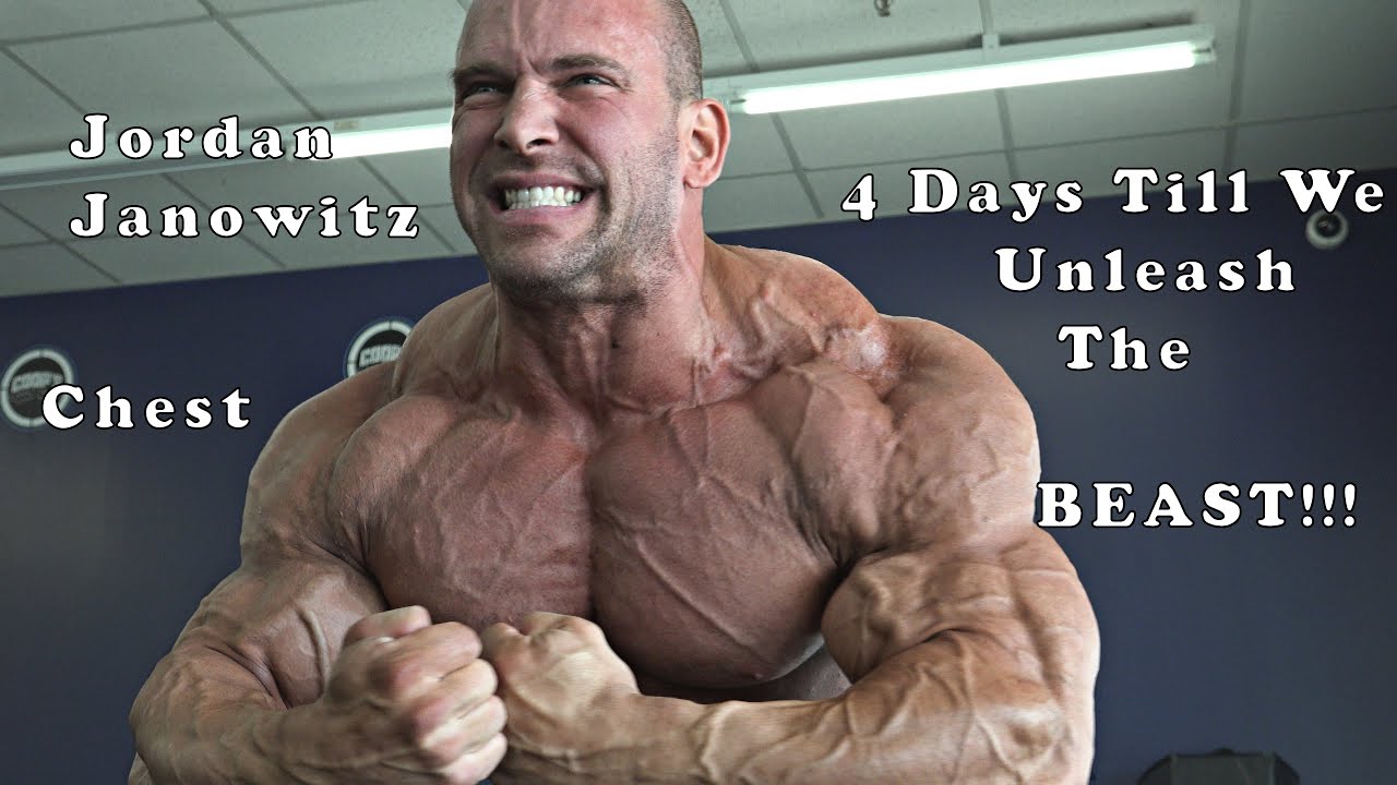 Jordan Janowitz 4 Days Out With Some Chest Training Motivation And ...