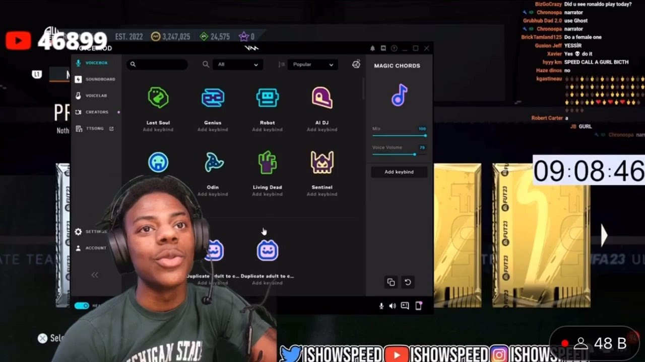 ISHOWSPEED USES VOICEMOD😂| February 3 Live | Full - YouTube