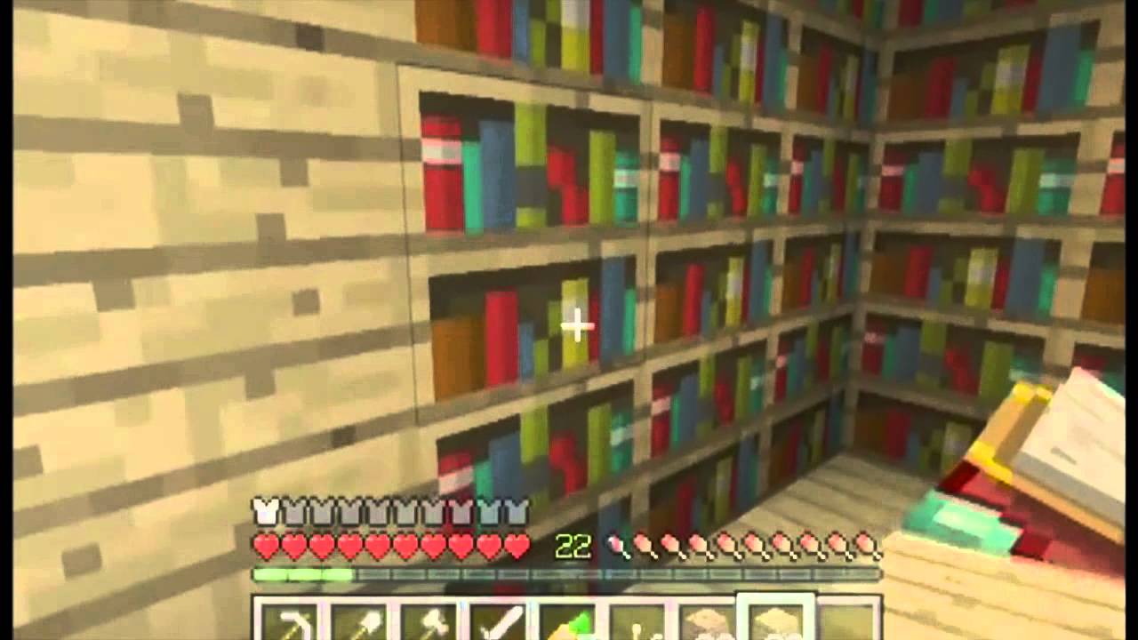 Minecraft PS3: Magical library [15] - YouTube