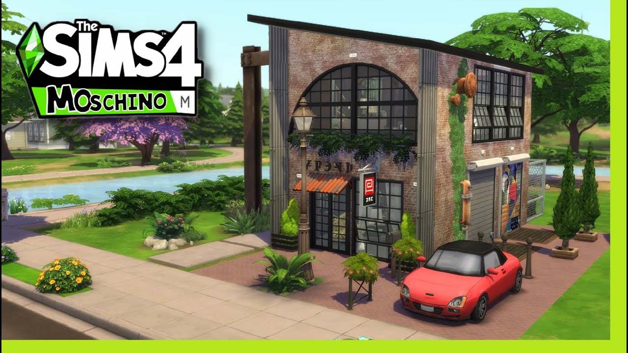 Sims 4 Moschino Stuff Pack build & buy review 📷|| Moschino Speed Build ...