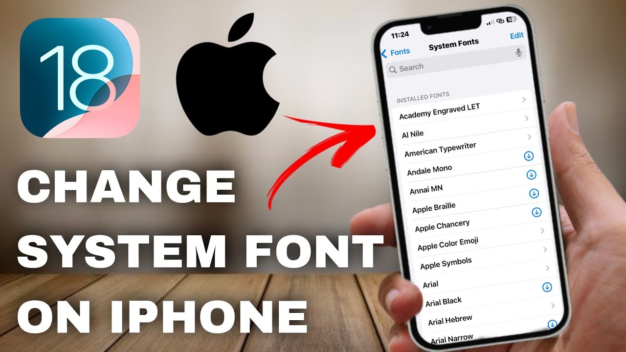 How to Change System Font on iPhone After iOS 18 Update | Easy Steps ...