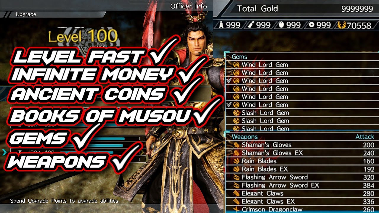 Dynasty Warriors 9 - Ultimate Guide to get OP - YouTube