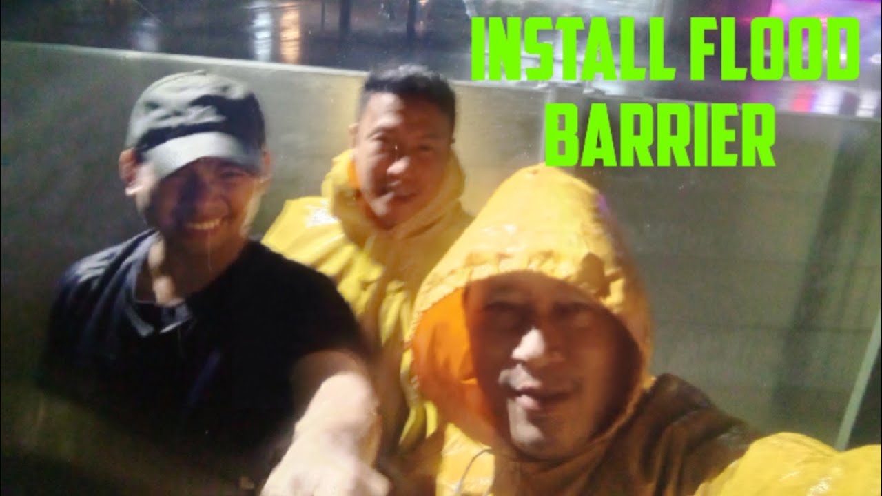 Flood Control Barrier Installation | NATHANIEL TV - YouTube