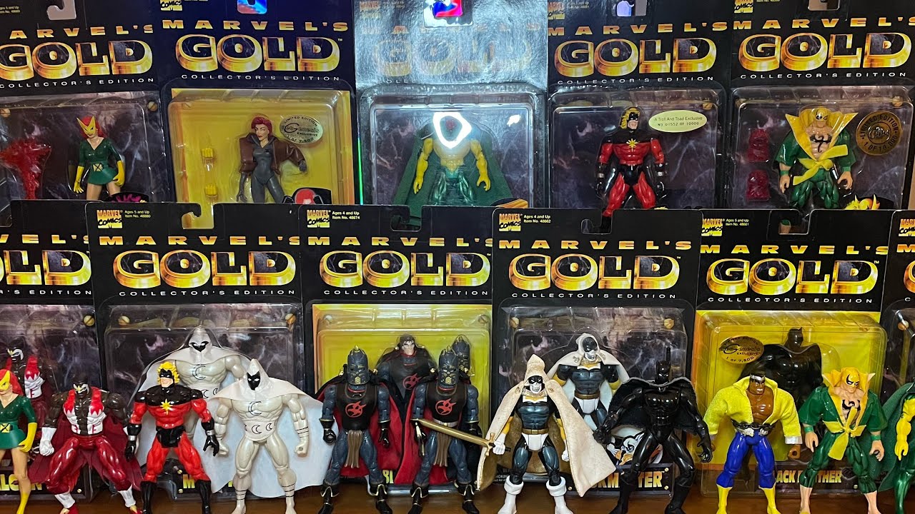 Marvel’s Gold ToyBiz Figures Complete Update - YouTube