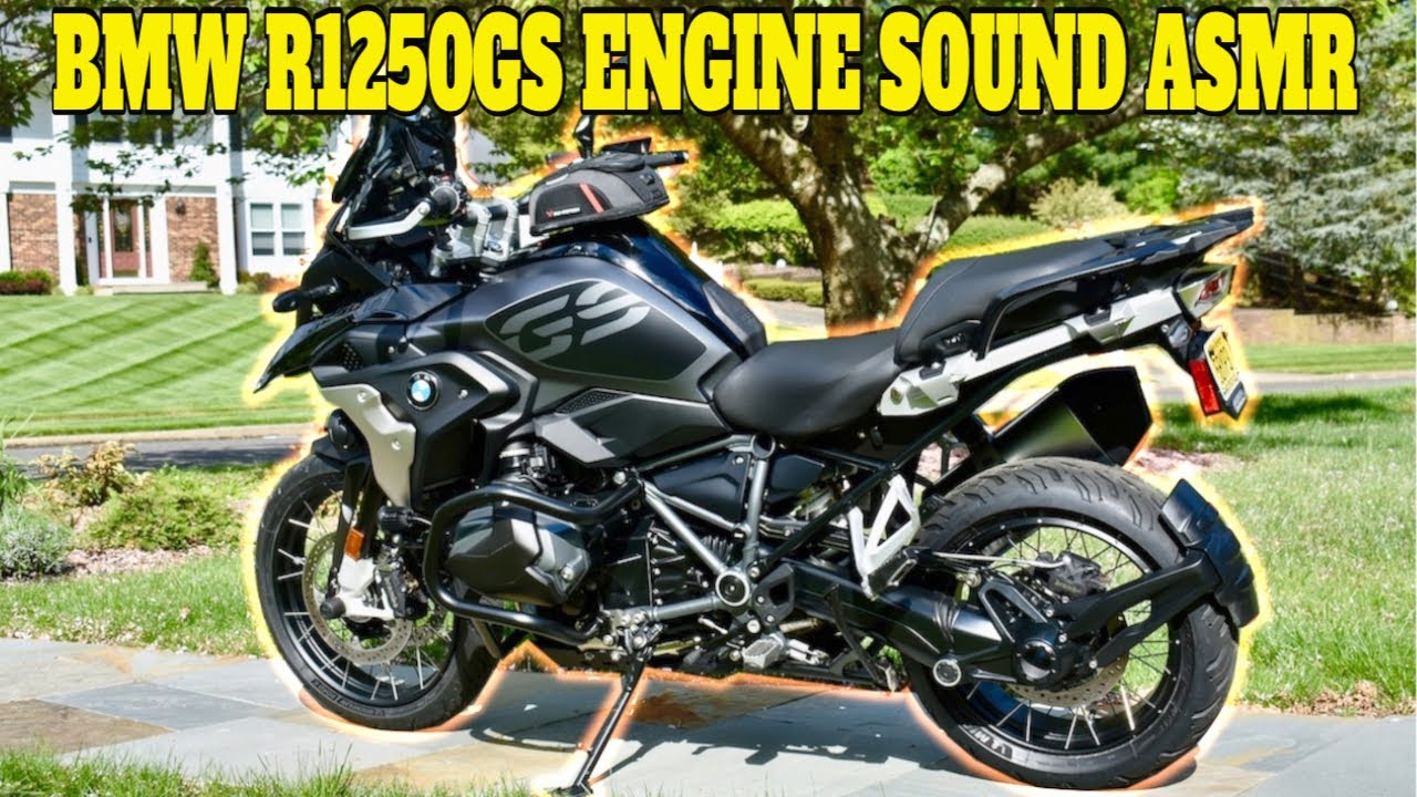 BMW R1250GS ENGINE SOUND ASMR - YouTube