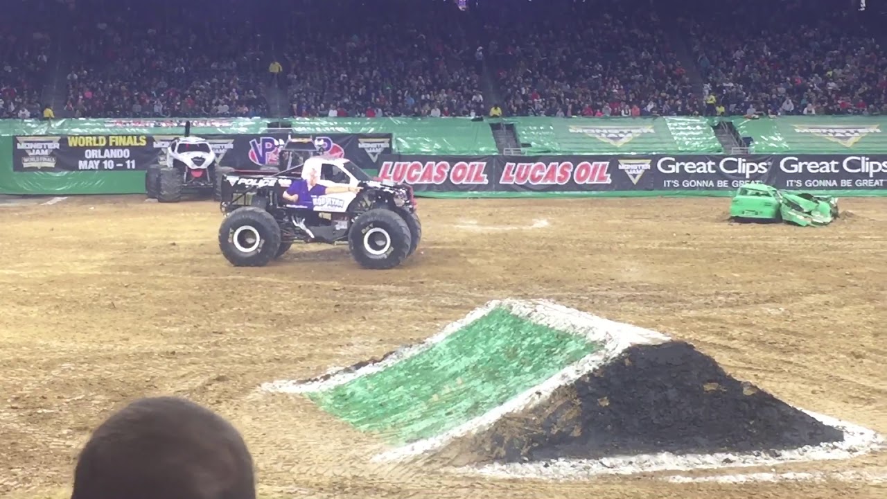 Monster Jam Houston 2019 Rod Ryan Freestyle - YouTube
