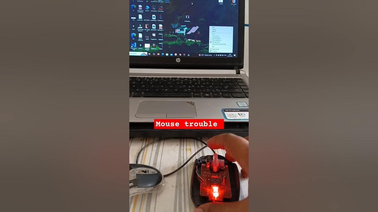 mouse not working properly #mouse - YouTube