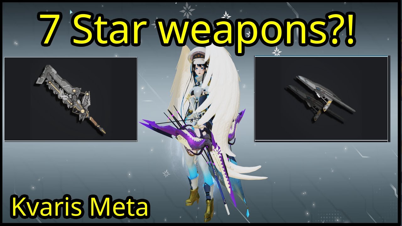Pso2 NGS Kvaris 7☆ WEAPONS?! lets talk Meta - YouTube