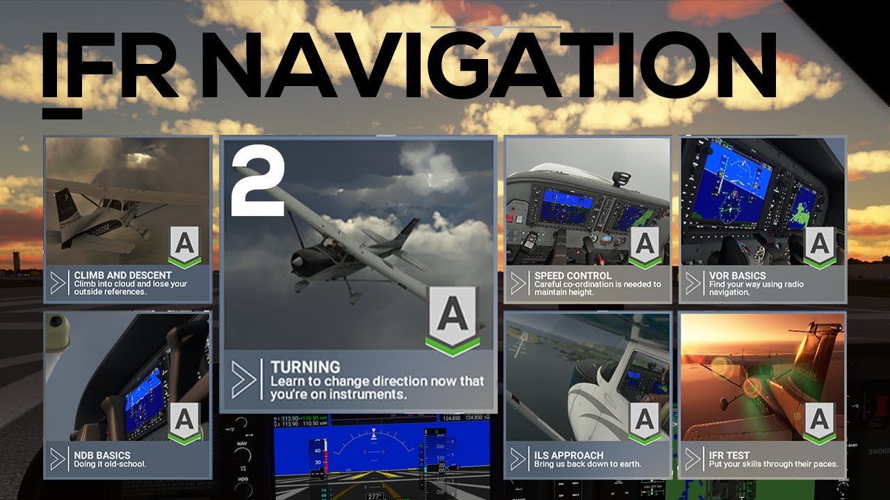 32. MSFS 2020 - Flight Training - IFR Navigation 02 - YouTube