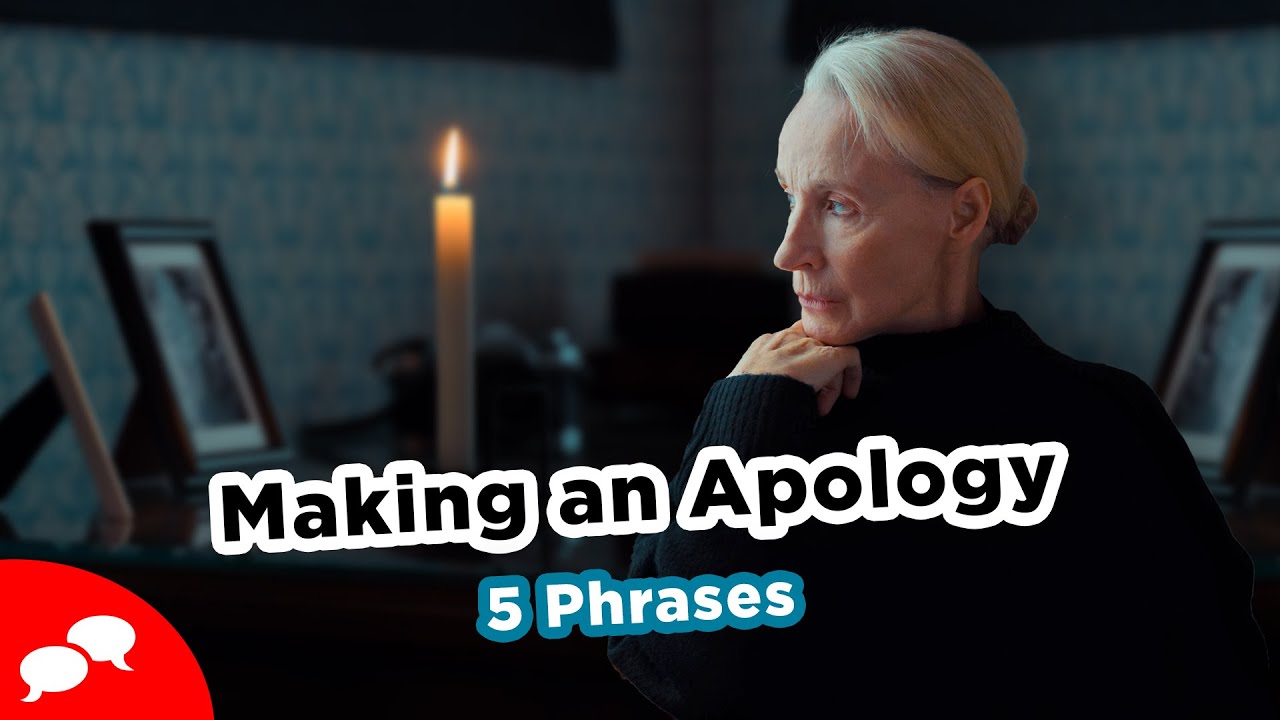 5 English Phrases for Making an Apology - YouTube