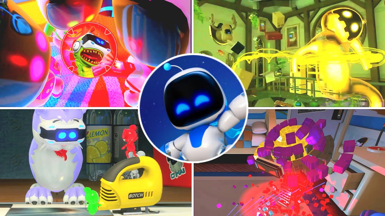 THE PLAYROOM VR All Boss Fights (4k) - YouTube